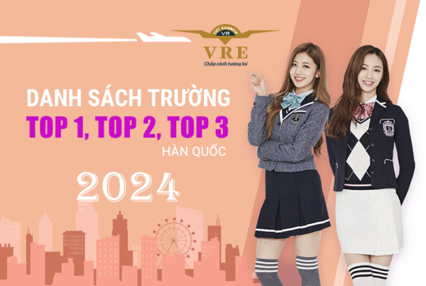 Danh sách trường Top 1, Top 2, Top 3 Hàn Quốc năm 2024